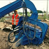 China Heavy-Duty Pile Driver | PCF Series 3500 RPM Vibro Hammer for Sheet Pile Construction for sale