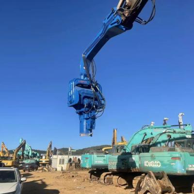 China High-Efficiency Kobelco Excavator Mounted Hydraulic Vibrating Pile Driver – Heavy-Duty For Pipe Type Sheet Piling for sale