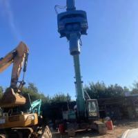 China High-Efficiency Kobelco Excavator Mounted Hydraulic Vibrating Pile Driver – Heavy-Duty For Pipe Type Sheet Piling for sale