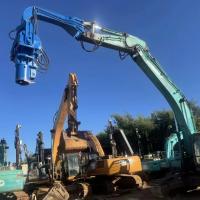China High-Efficiency Kobelco Excavator Mounted Hydraulic Vibrating Pile Driver – Heavy-Duty For Pipe Type Sheet Piling for sale