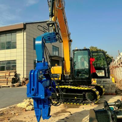 China Hydraulic Vibro Pile Driver - 10M Depth & Multi-Pile Compatibility For Excavator for sale