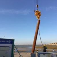 China Single Fixture Vibro Pile Driver - 5m/Min Fast Piling Speed For 25T Excavator for sale