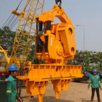 China 90kW High-Power Pile Driver - Excavator-Mounted Electric Machine For Sheet Pile Extracting for sale