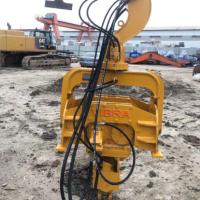China River Canal Hydraulic Pile Driver - Excavator-Mounted & High-Efficiency Piling Performance for sale