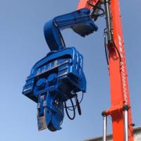 China Blue Photovoltaic Pile Driver - Hydraulic Motor & High-Configuration Core Components for sale