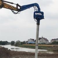 China Accurate Vibratory Pile Driver | Compact Structure Delivers Exceptional Piling Speed for sale