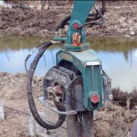 China Accurate Vibratory Pile Driver | Compact Structure Delivers Exceptional Piling Speed for sale