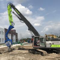 China Compact & High-Speed Pile Driver | 3200rpm Hydraulic System for Effective Sheet Pile Driving for sale