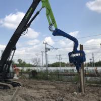China High-Performance Pile Driver | Fast Driving Speed & 40-45T Excavator Compatibility for sale