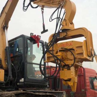 China 40T Compatible Pile Driver | Robust Excavator Attachment for Efficient Construction for sale