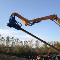 China Heavy-Duty Pile Driver With 470Kn Centrifugal Force And 15M Hyundai Hydraulic Hammer for sale