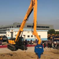 China Heavy-Duty Pile Driver With 470Kn Centrifugal Force And 15M Hyundai Hydraulic Hammer for sale