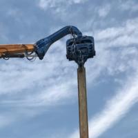 China 60-68 Ton Excavator Pile Driver: Engineered for Sheet Piling Construction & Enhanced Operational Stability for sale