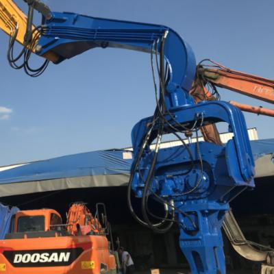 China High-Efficiency 3 Ton Vibrating Pile Driver For 15 Meter Large Sheet Piling Construction Projects for sale