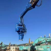 China Powerful Excavator-Mounted Pile Driver for Steel Pipe & Sheet Pile Foundations for sale