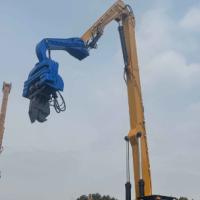 China Deep Foundation Solution: Excavator Mounted Pile Driver for Projects Over 12 Meters Depth for sale