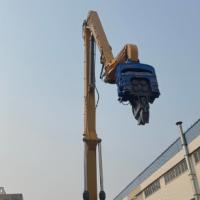 China Deep Foundation Solution: Excavator Mounted Pile Driver for Projects Over 12 Meters Depth for sale