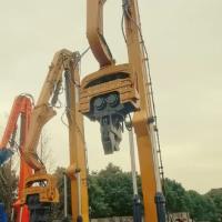 China Hydraulic Pile Driver: 10-Ton Force & 12m Pile Length for Deep Foundation Projects for sale