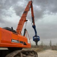 China FV-280 Pile Driver – Compact Structure Confined Spaces And High Frequency Vibration Output For 12m Solar Piles for sale