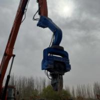 China FV-280 Pile Driver – Compact Structure Confined Spaces And High Frequency Vibration Output For 12m Solar Piles for sale