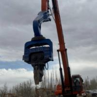 China FV-280 Pile Driver – Compact Structure Confined Spaces And High Frequency Vibration Output For 12m Solar Piles for sale