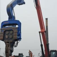 China PV Pile Dedicated Drilling Unit With Adjustable Impact Frequency Control & Low Maintenance Cost Design – FV-330 For 33–40t Excavators for sale