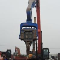 China PV Pile Dedicated Drilling Unit With Adjustable Impact Frequency Control & Low Maintenance Cost Design – FV-330 For 33–40t Excavators for sale