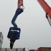 China PV Pile Dedicated Drilling Unit With Adjustable Impact Frequency Control & Low Maintenance Cost Design – FV-330 For 33–40t Excavators for sale