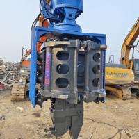 China Side Grip Pile Driver With Full 360 Degree Continuous Rotation & Low Headroom Operation Capability – SV-400 For 32–40t Excavators for sale