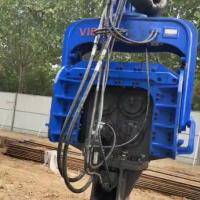 China Four Eccentric Pile Driver | High Frequency Vibration Output & Self Lubricating Bearing Low Maintenance For 48–52 Ton Excavators for sale