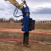 China Side Grip Pile Driver With Full 360 Degree Continuous Rotation And Bidirectional Tilt Driving Head – SV400 For Low Headroom Sites for sale
