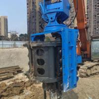 China Side Grip Pile Driver With Full 360 Degree Continuous Rotation And Bidirectional Tilt Driving Head – SV400 For Low Headroom Sites for sale