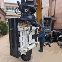 China SV300 Side Grip Pile Driver – Dual Pump Flow Merging System & Integrated Control Valve Assembly For 25‑32t Excavators for sale