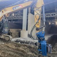 China Side Grip Pile Driver – Bidirectional Tilt Driving Head & Low Noise Eco Friendly Operation – Ultimate Low-Headroom Piling Solution for sale