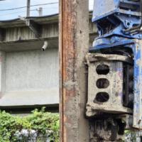 China Side Grip Pile Driver – Bidirectional Tilt Driving Head & Low Noise Eco Friendly Operation – Ultimate Low-Headroom Piling Solution for sale