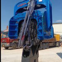 China Pile Driver : High Vibration Force & Stable Operation | Four Eccentric Model For 48-52 Tons for sale