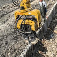 China 360 Degree Pile Driver : Adaptable To Excavators & High-Impact Force For Custom Piling Solutions for sale