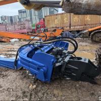 China High Frequency Vibration Output Pile Driver with Integrated Control Valve Assembly & Low Maintenance Cost Design for sale