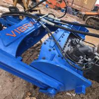 China High Frequency Vibration Output Pile Driver with Integrated Control Valve Assembly & Low Maintenance Cost Design for sale