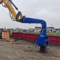 China High Frequency Vibration Output Pile Driver with Integrated Control Valve Assembly & Low Maintenance Cost Design for sale