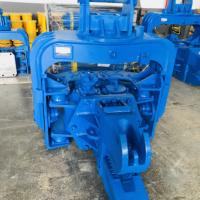 China Photovoltaic Pile Driver Suppliers China | High Frequency Vibration Output Factory & High Impact Energy Per Blow Hot Sale For 20-30T Excavator for sale