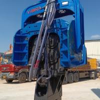 China High Quality Hydraulic Pile Driver | Four Eccentric Pile Driver Factory & High Impact Energy Per Blow Hot Sale For 65-75T Excavator for sale