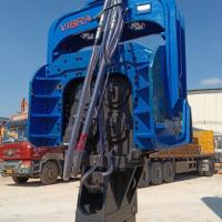 China FV-700 Dual Pump Flow Merging System Pile Driver – Low Maintenance Cost Design & 915 kN Impact Force for sale