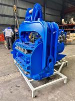 China Custom High Frequency Vibration Output Hydraulic Pile Driver – High Impact Energy per Blow Manufacturers for Larsen Piles for sale