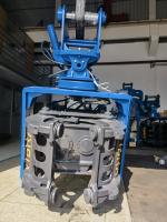 China Compact Confined Spaces Pile Driver – Dual Pump Flow Merging & 360 Degree Rotation for 20‑25 Ton Excavators for sale