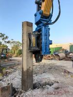 China Side Grip Pile Driver – Bidirectional Tilt Driving Head & High Impact Energy Blow With Low Noise Eco Friendly Operation for sale