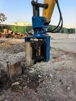 China Side Grip Pile Driver – Bidirectional Tilt Driving Head & High Impact Energy Blow With Low Noise Eco Friendly Operation for sale
