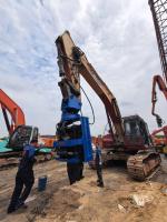 China Low Headroom Operation Capability & Bidirectional Tilt Driving Head – SV500 Custom Side Grip Pile Driver Made In China with 772kN Force for sale