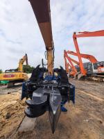China Low Headroom Operation Capability & Bidirectional Tilt Driving Head – SV500 Custom Side Grip Pile Driver Made In China with 772kN Force for sale
