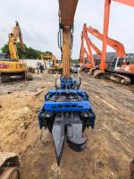 China Low Headroom Operation Capability & Bidirectional Tilt Driving Head – SV500 Custom Side Grip Pile Driver Made In China with 772kN Force for sale